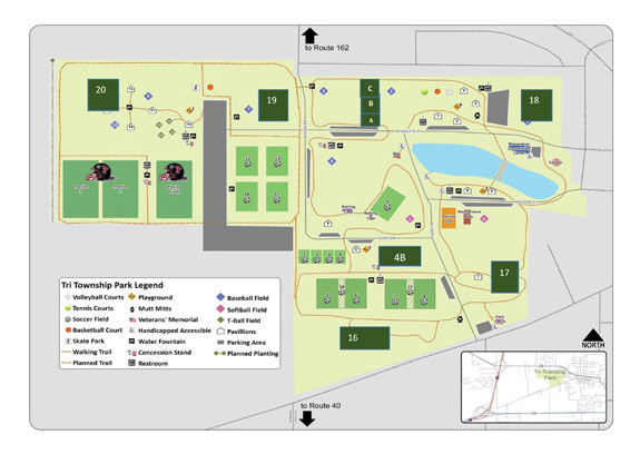 Tri-Township Park Map